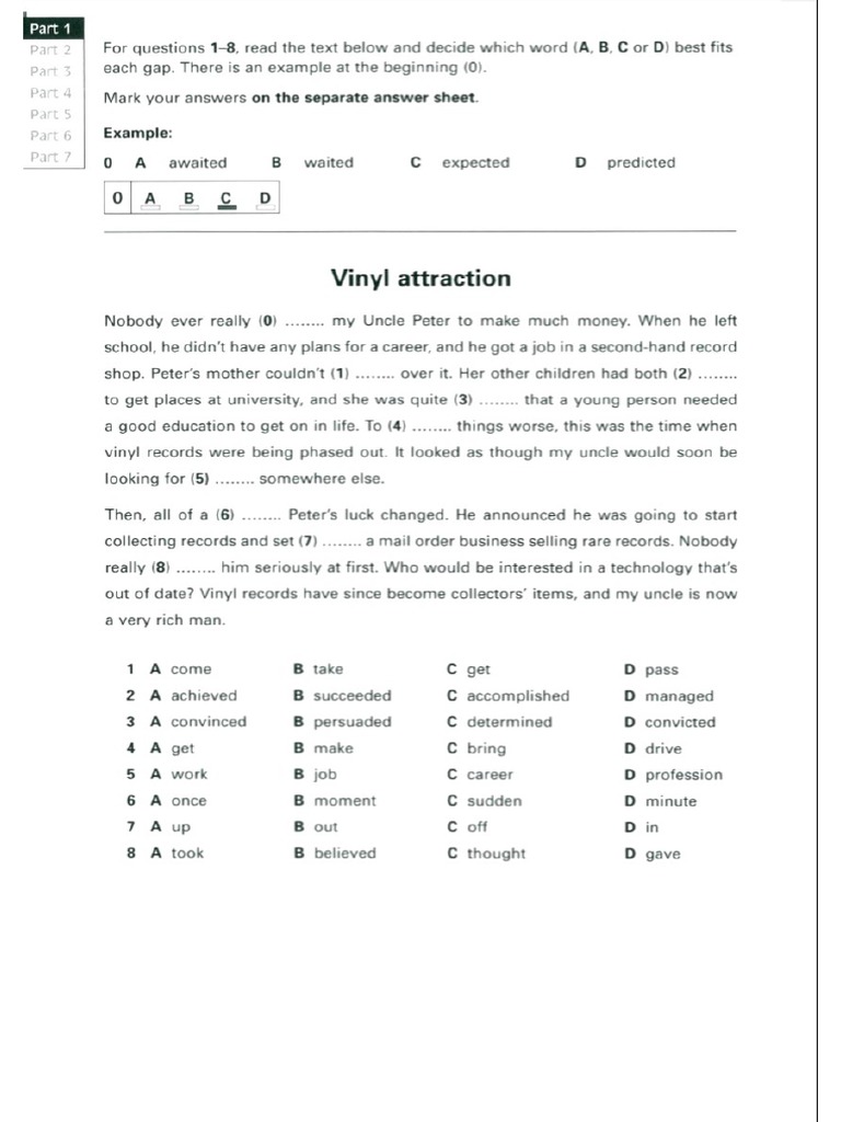 Test 3 B2 Level | PDF