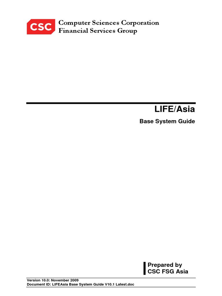 LIFEAsia Base System Guide V10.1 Latest | PDF | Insurance | Debits And ...