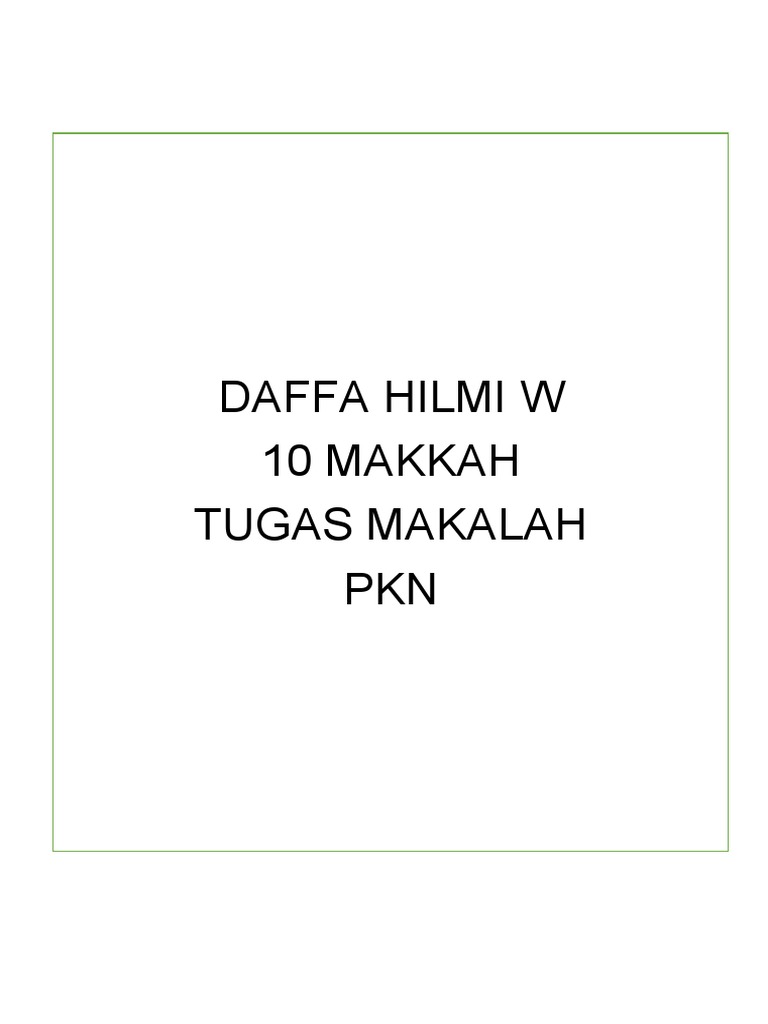 Makalah Kasus Mantri Desa Misran | PDF