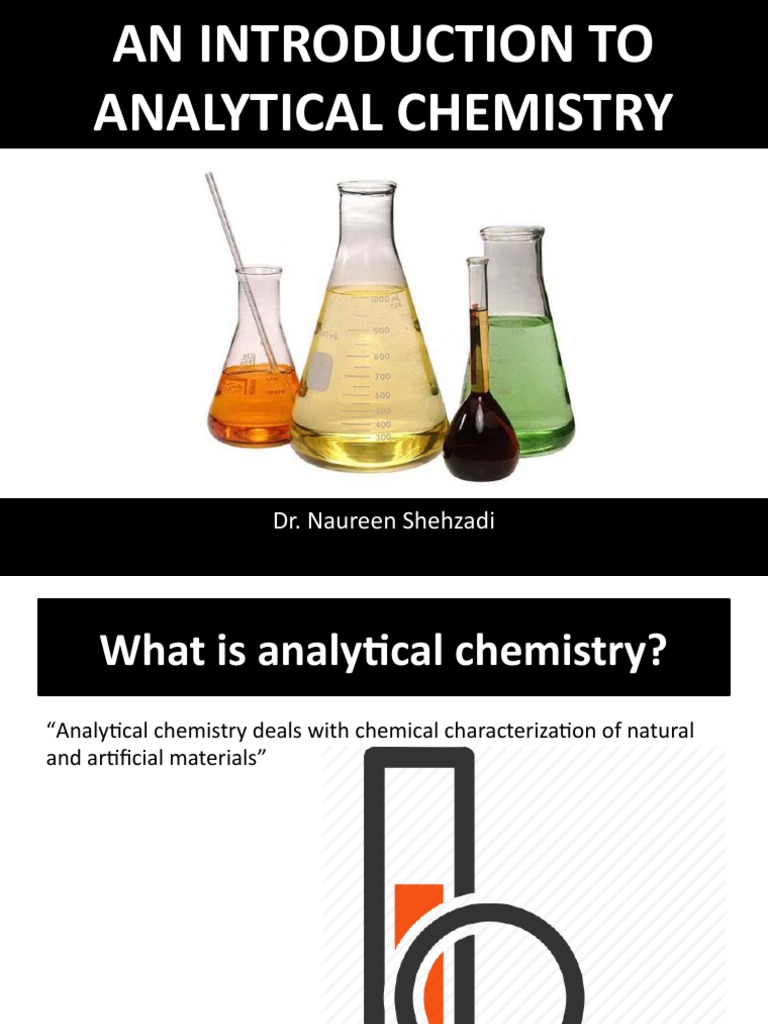 Introduction to Analytical Chemistry | PDF | Analytical Chemistry ...