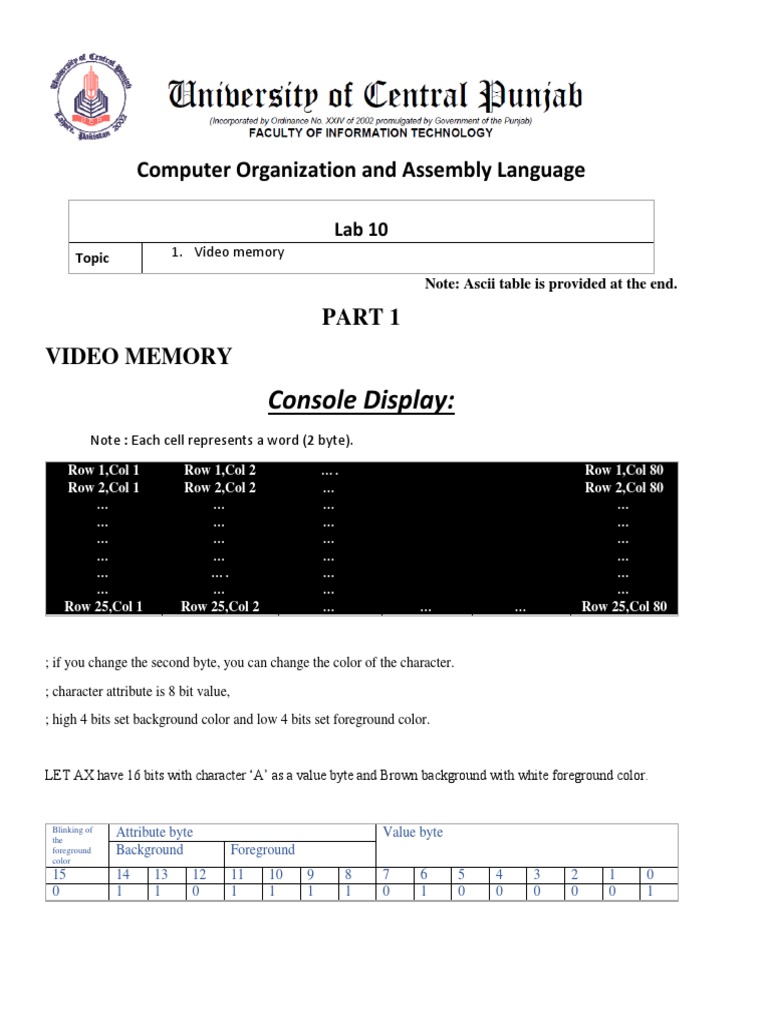 COAL Lab Manual 10 | PDF | Ellipsis | Color COAL Lab Manual 10 | PDF | Ellipsis | Color