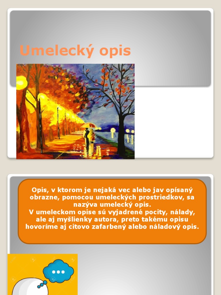 Umelecký Opis | PDF