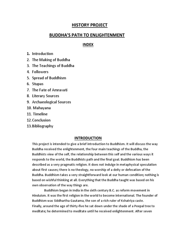 History Project Term 2 | PDF | Gautama Buddha | Bhikkhu