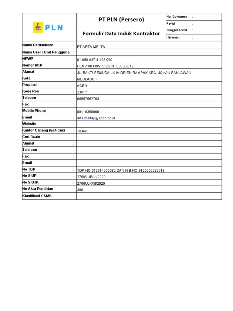 Form PQ CSMS-DPT | PDF