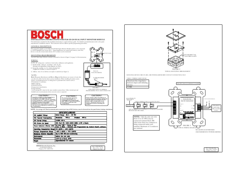 Installation Instructions For Flm-325-2I4 Dual Input Monitor Module ...