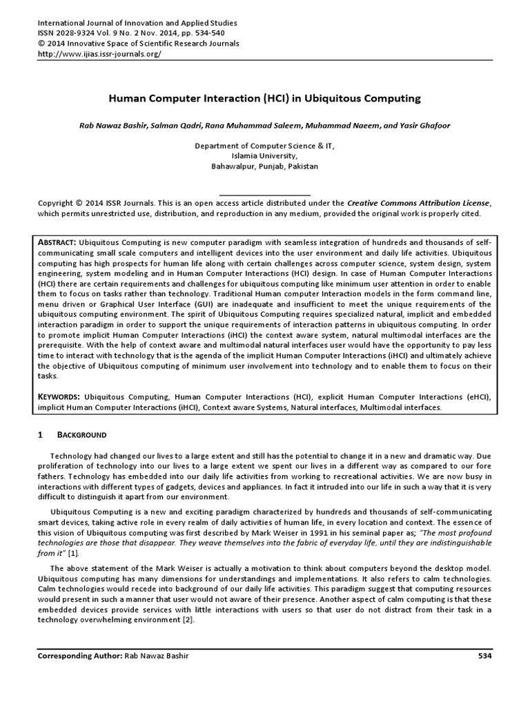 HCL Research PPR | PDF | Human–Computer Interaction | Usability