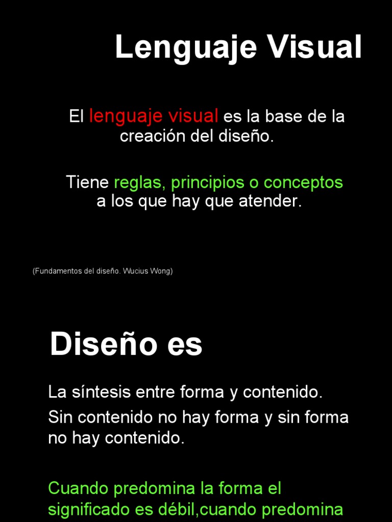 Fundamentos del Lenguaje Visual en Diseño | PDF | Espacio | Diseño