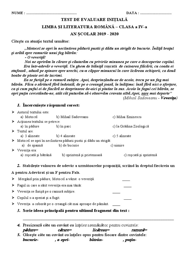 Ev - Initiala Romana | PDF