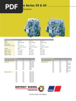 Detroit Diesel Engine Specifications | PDF | Horsepower | Mechanical ...