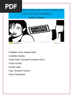 Social Studies Sba KD | PDF | Crimes | Crime & Violence