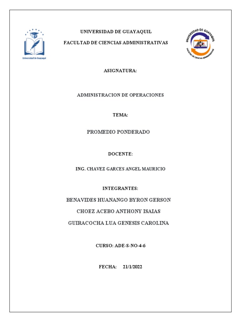 Método Promedio Ponderado en Empresas | PDF | Prueba (evaluación) | Precios