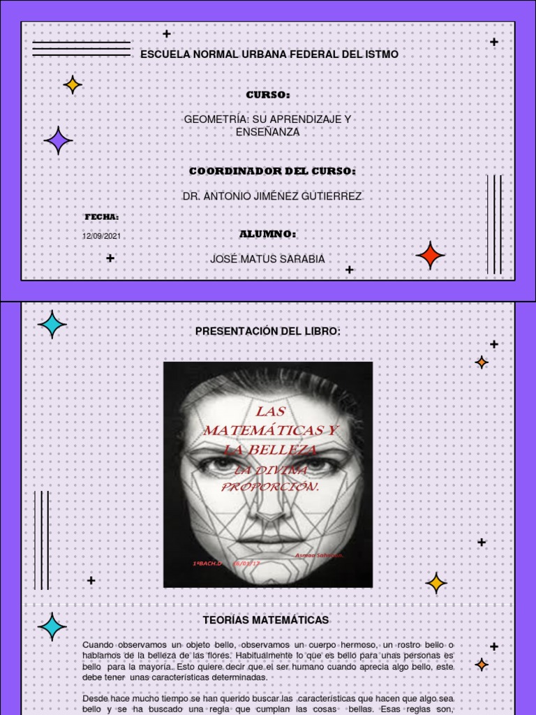Tarea 2. Present. Libro La Belleza de Las Matem | PDF | Belleza | Matemáticas