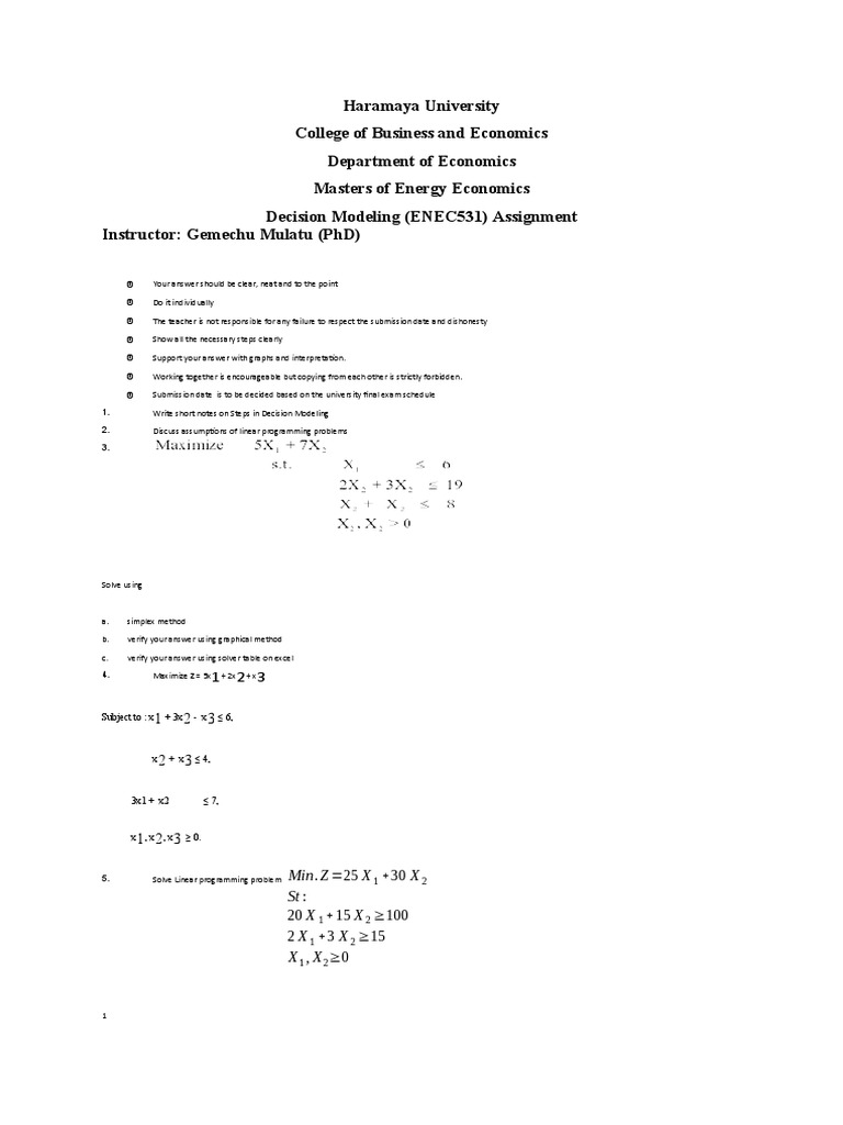 Quantitative Analysis Forl Decision Making | PDF | Linear Programming | Sales
