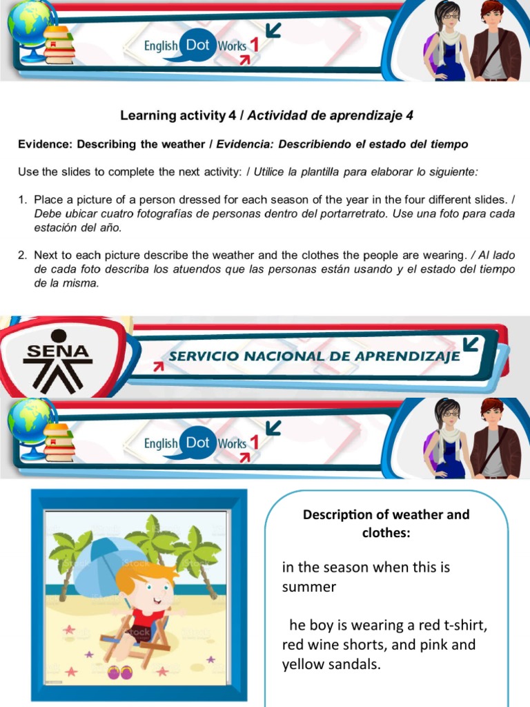 Evidence Describing The Weather | PDF