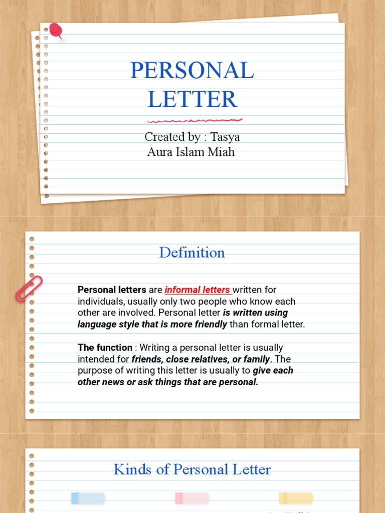 Personal Letter | PDF
