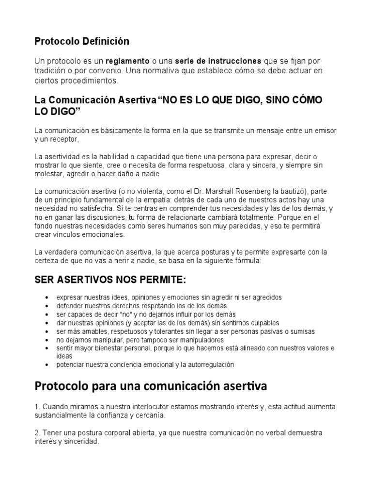 Actividades para Fomentar la Asertividad Infantil | PDF | Comunicación ...