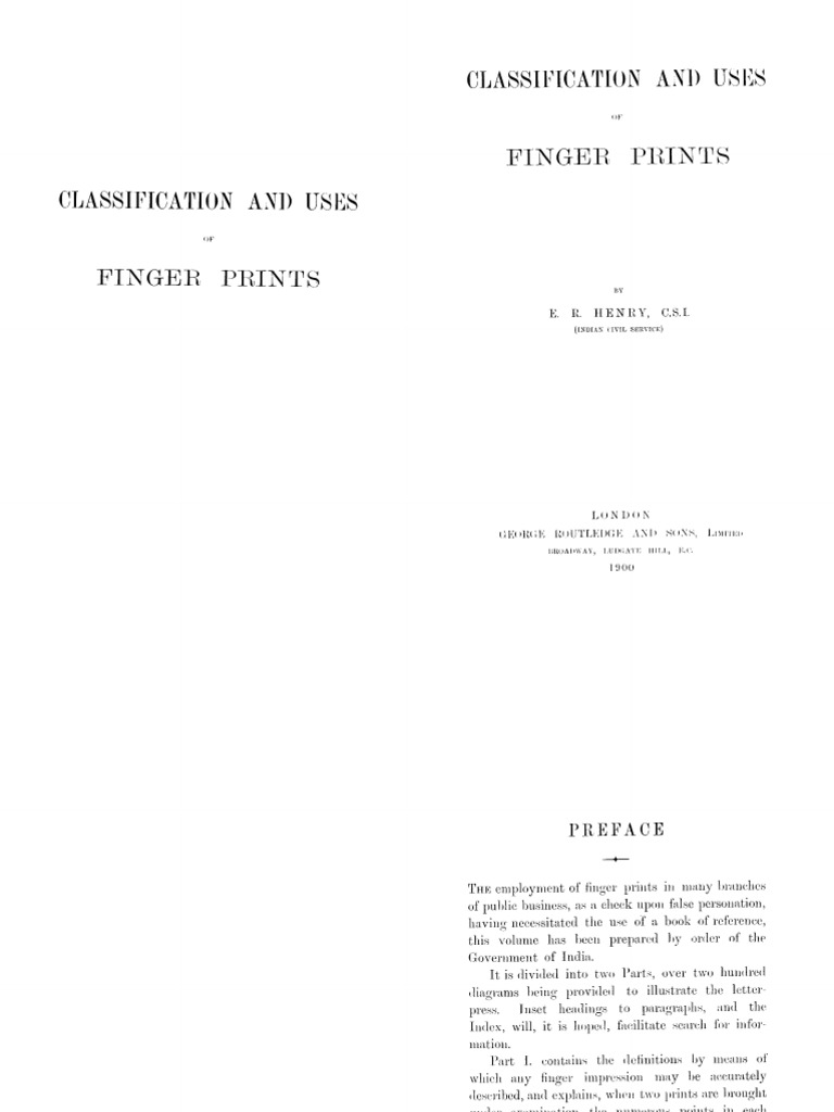 Henry Classification | PDF | Social Science