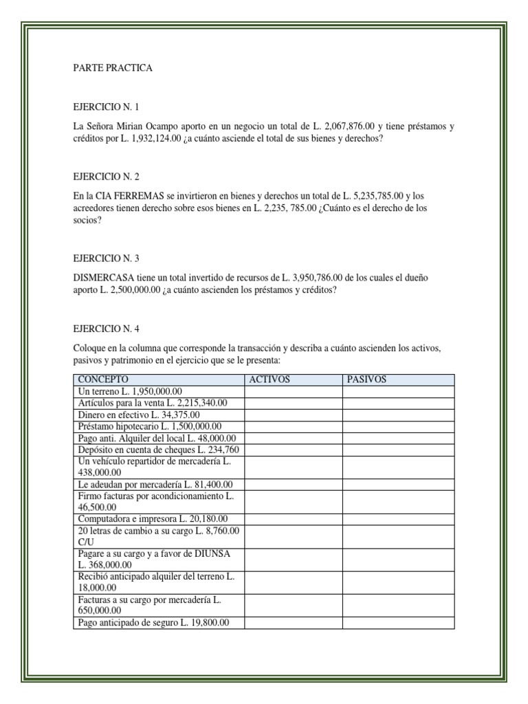 PARTE PRACTICA Semana 4 | PDF | Negocios | Derecho