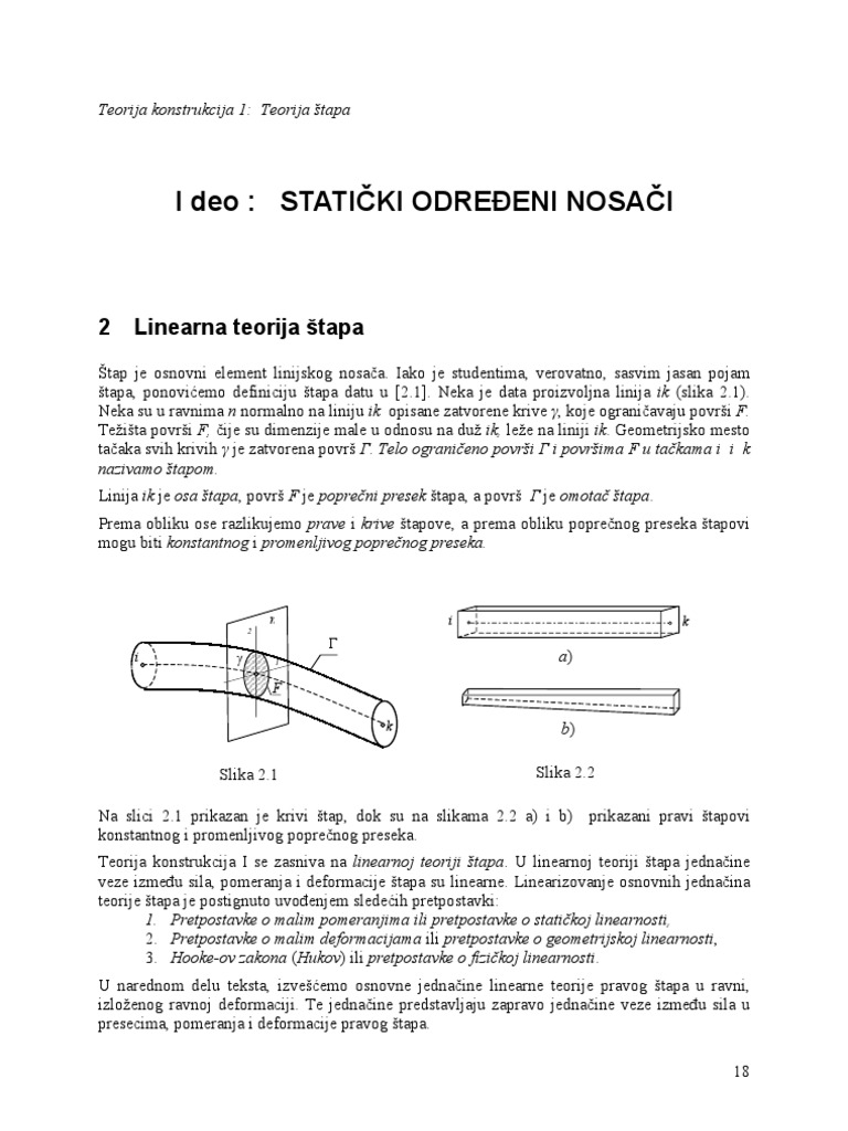 Teorija Konstrukcija - Teorija Stapa | PDF