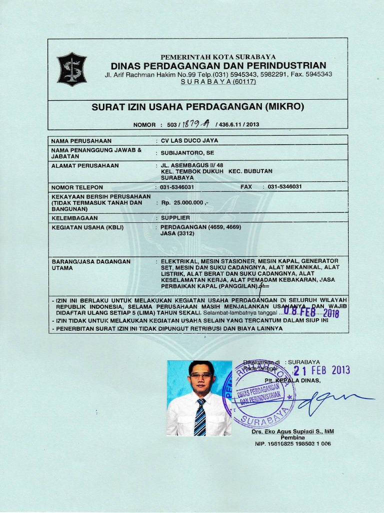 Siup, TDP Cv. LDJ | PDF