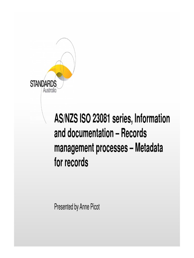 IT 021 Seminar Presentation 4 Anne Picot | PDF | Metadata | Records ...