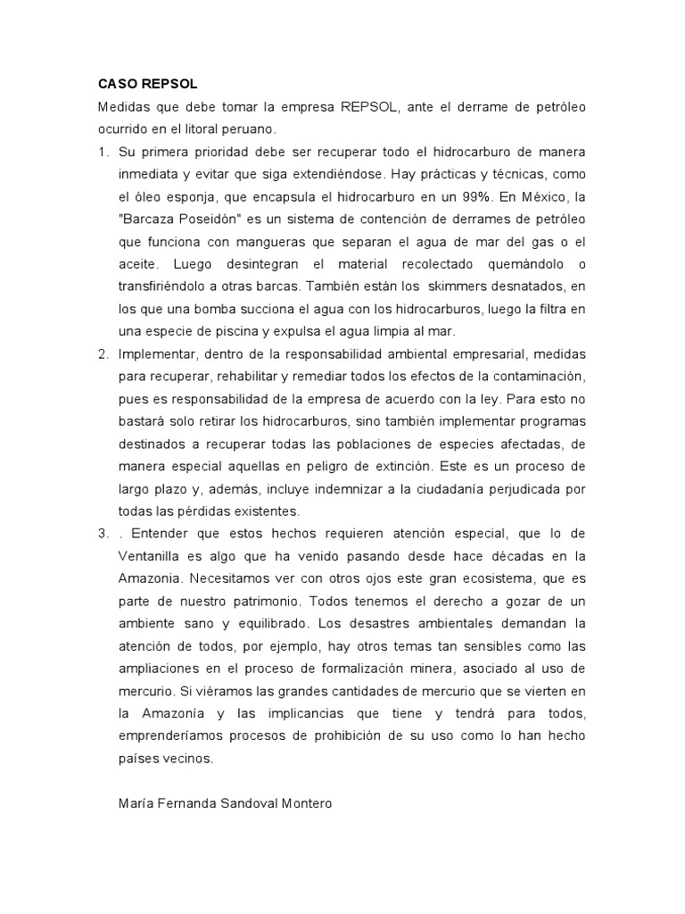 Caso Repsol | PDF