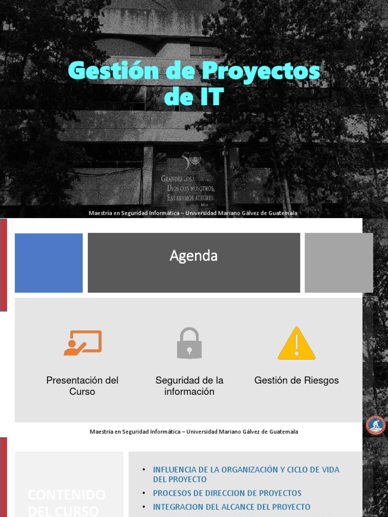 Gestion de Proyectos IT - Clase 1 | PDF | Gestión de proyectos | La ...