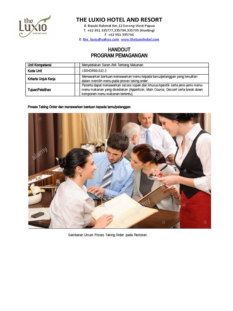 8.handout Pelatihan | PDF
