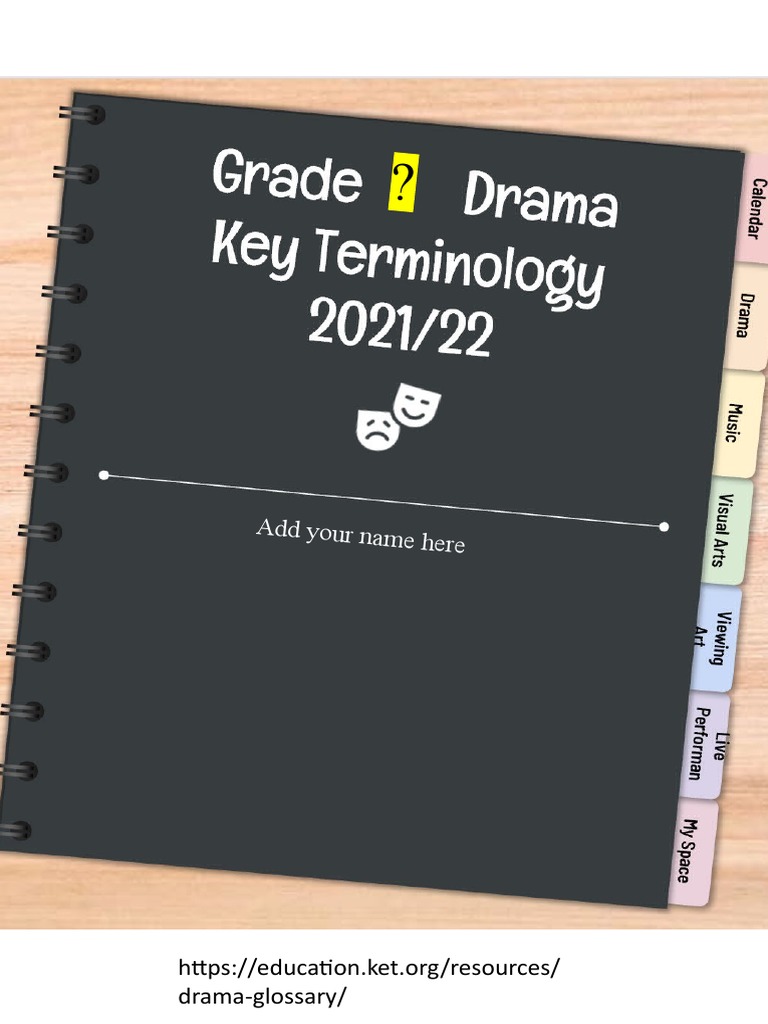 Drama Key Terminology Cheat Sheet Everything 31jan2022 | PDF | Puppetry ...