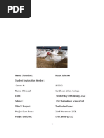 CXC Agricultural Science Sba | PDF | Broiler | Chicken