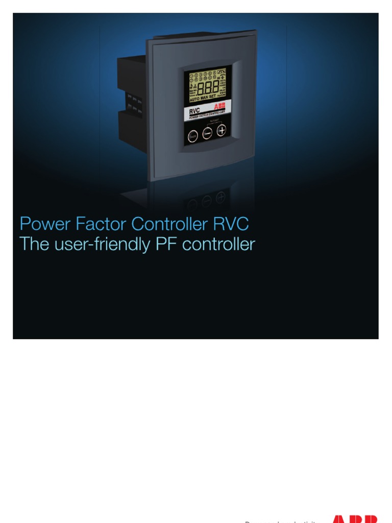 ABB PFC Controler | PDF | Capacitor | Physical Quantities