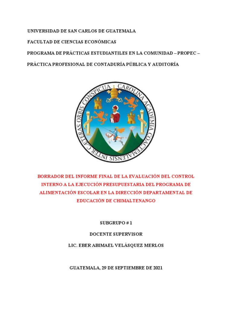 ESQUELETO DEL INFORME Actualizado | PDF | Negocios | Ciencias sociales