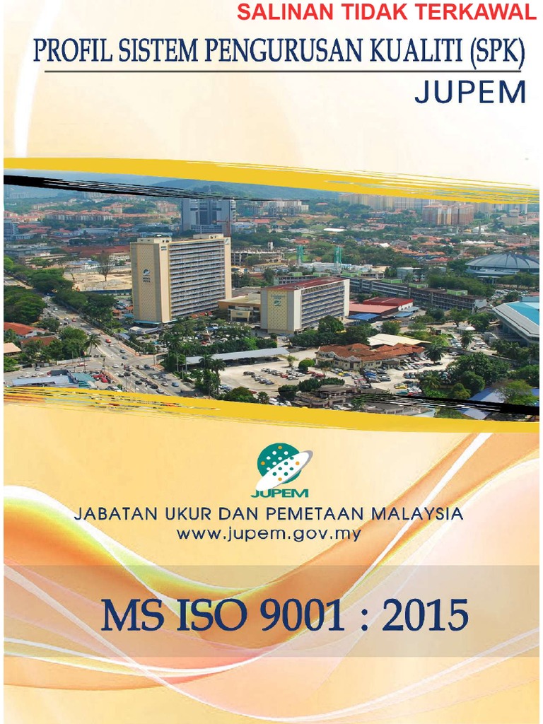 585c7 PSPK - Jupem.01 Profil Sistem Pengurusan Kualiti Jupem | PDF