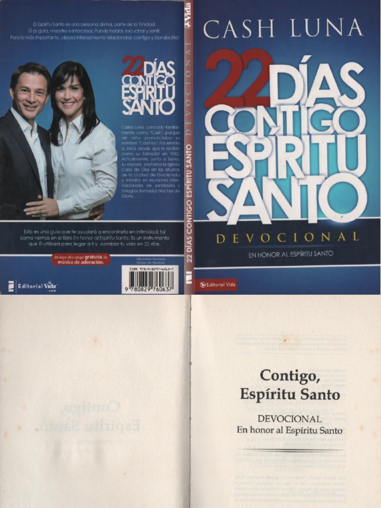 22 Dias Contigo Espiritu Santo Devocional Cash Luna | PDF