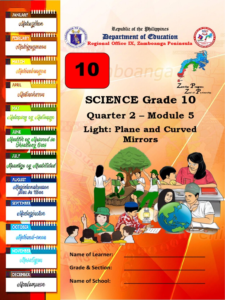 SCIENCE Grade 10: Quarter 2 - Module 5 | PDF | Mirror | Electromagnetic ...