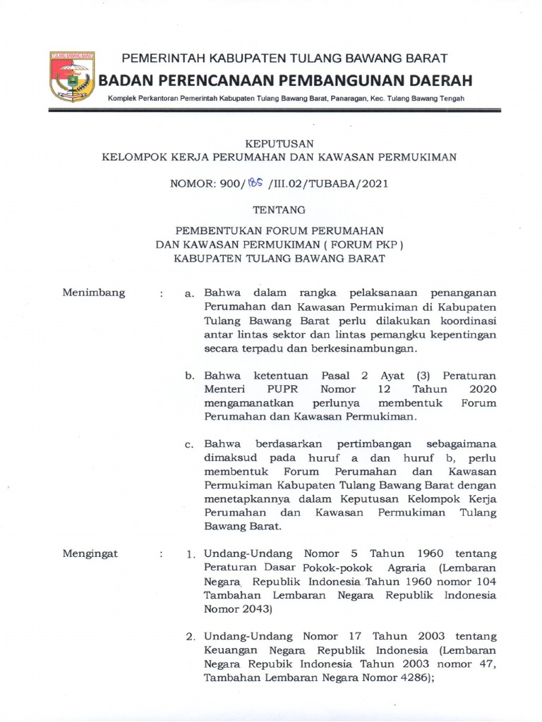 SK Forum PKP 2021 Tubaba | PDF