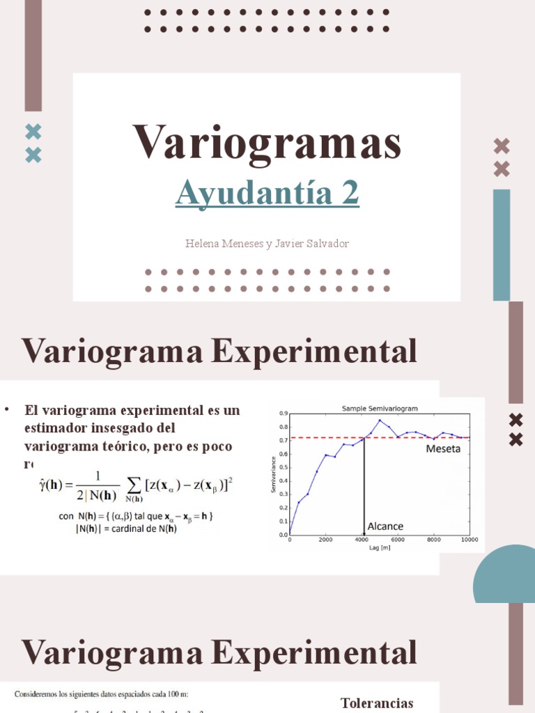 3 Ayudantía 2 - Variogramas | PDF