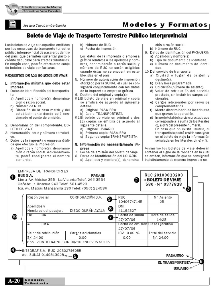 Boleto Viaje | PDF