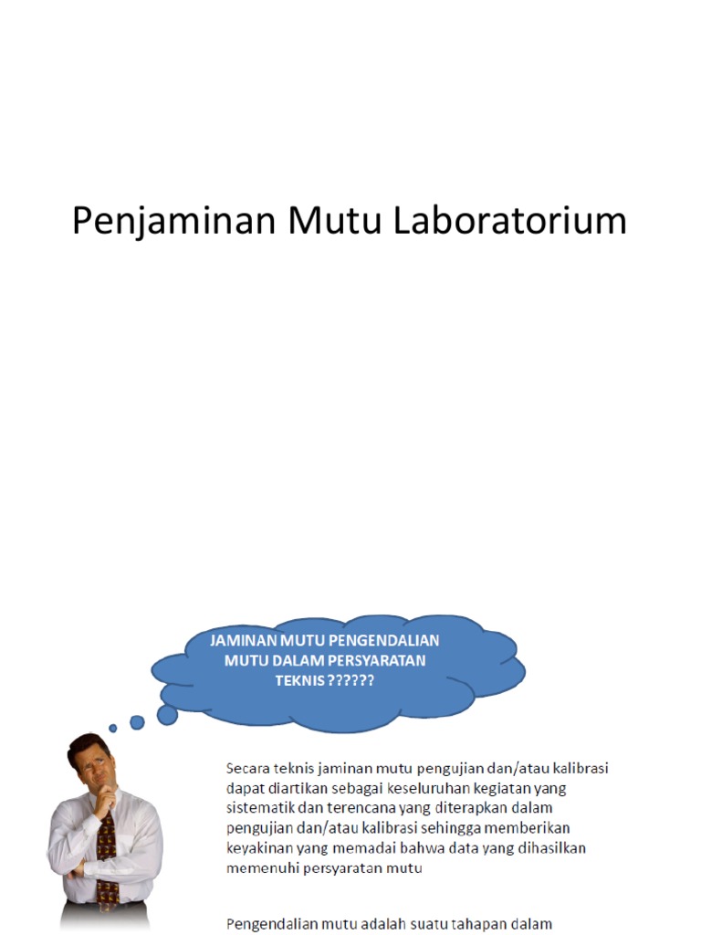 Penjaminan Mutu Laboratorium | PDF