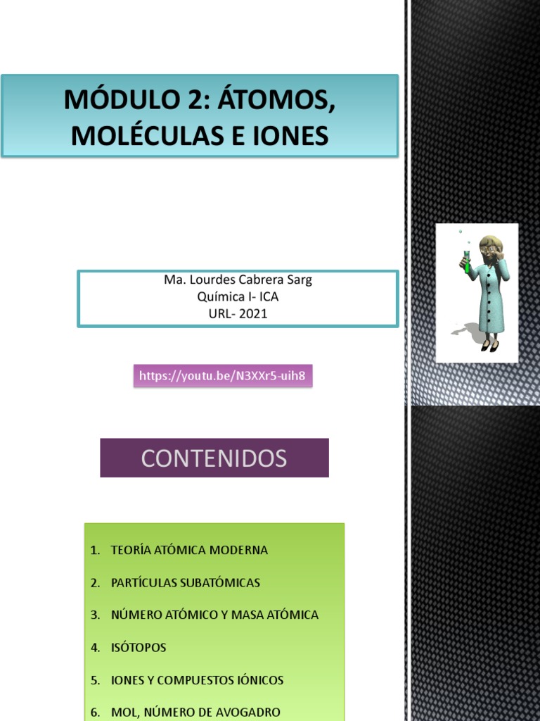 Clase 5, Átomos, Moléculas e Iones | PDF | Química | Átomos