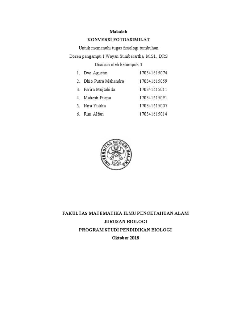 Laporan Praktikum Kelompok 3 Fistum (Difusi Osmotik) | PDF