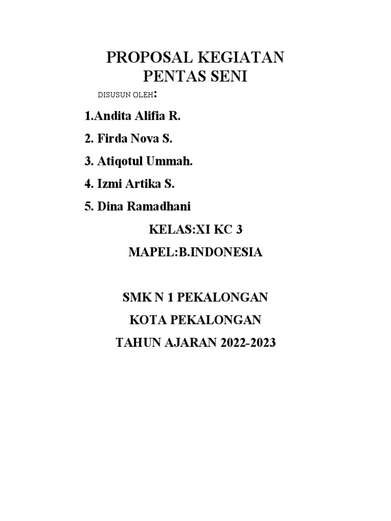 Proposal Semi Formal | PDF