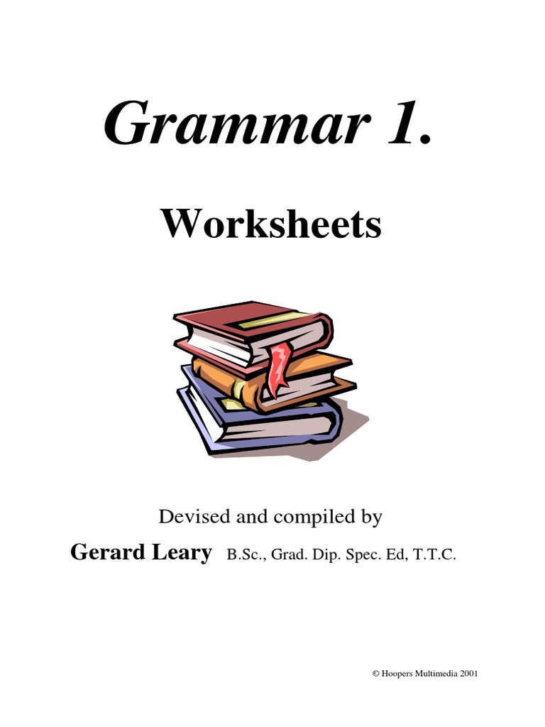 GRAMMAR 1 Worksheets | PDF | Grammatical Gender | Grammatical Number