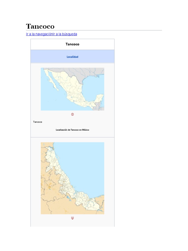 Info Wiki Tancoco | PDF