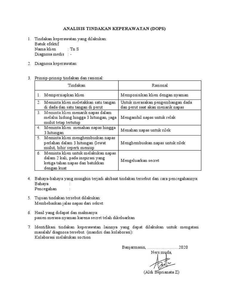 Laporan Dops 3 | PDF | Kesehatan Holistik