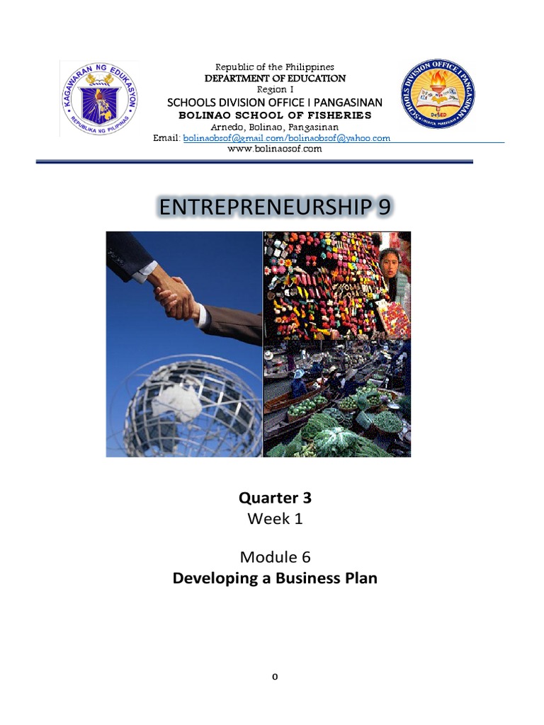 Entrep 9 Week 3 | PDF | Market (Economics) | Marketing