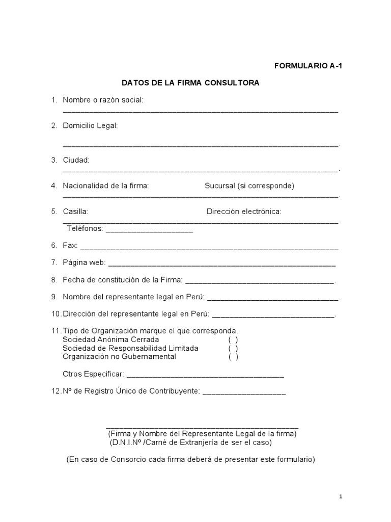 FORMULARIOS A1 A2 A3 A4 A5 Edi17 | PDF