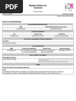 Constitución de Sociedad M4: Forma Precodificada Del Registro Público de Comercio | PDF | Business