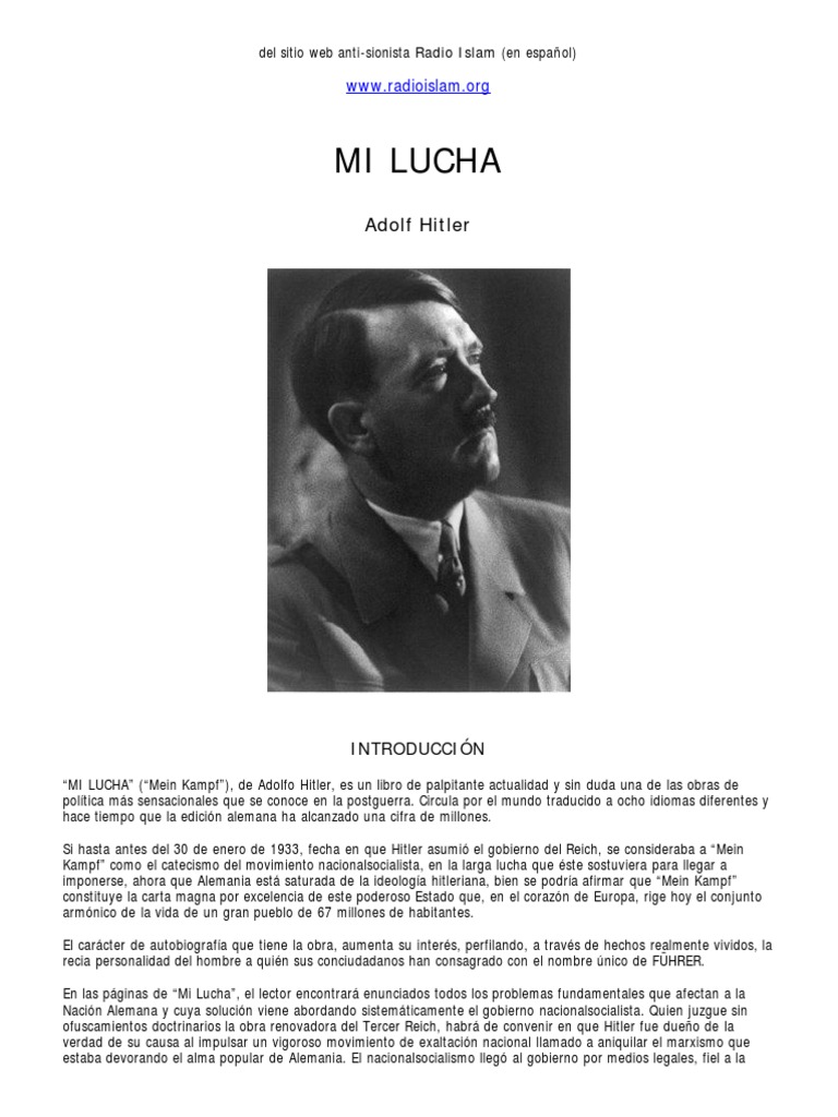 "Mein Kampf: Ideología y Contexto" | PDF