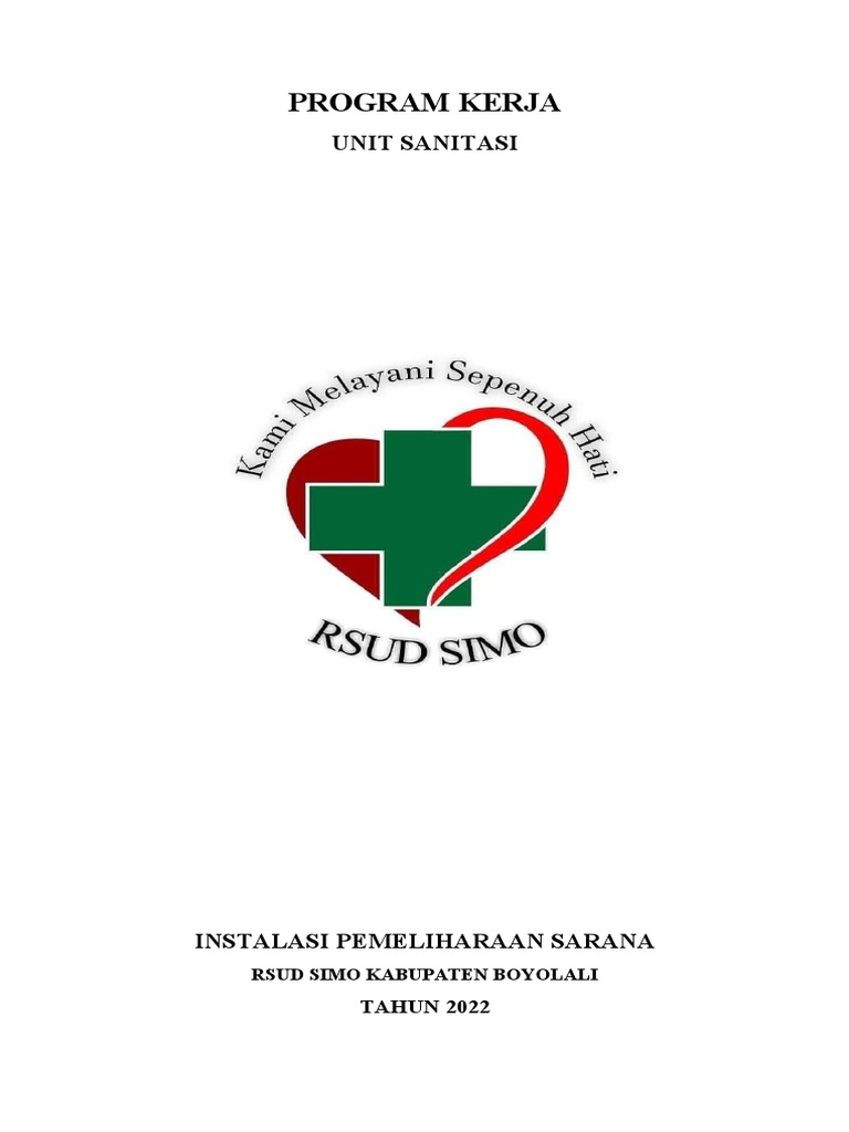 Program Kerja Sanitasi | PDF